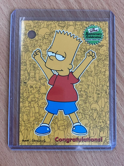 USED SIMPSONS CASTELLANETA Anniversary Redemption Autograph Auto Card ...