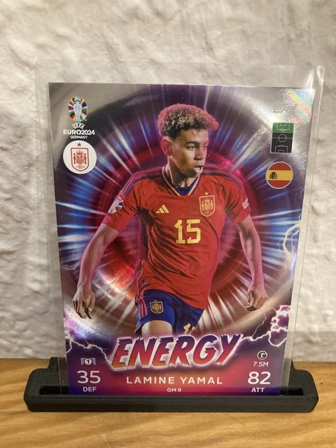 MATCH ATTAX EURO 2024 - Lamine Yamal - Spagna - Energy Card - GM9 EUR ...