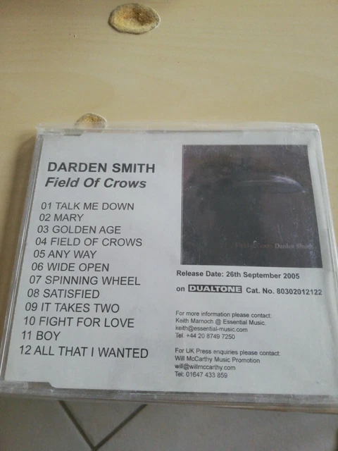 CD DARDEN SMITH : Field of Crows (2005) ***803020121225*** comme neuf/ex album [t1] EUR 7,08 ...