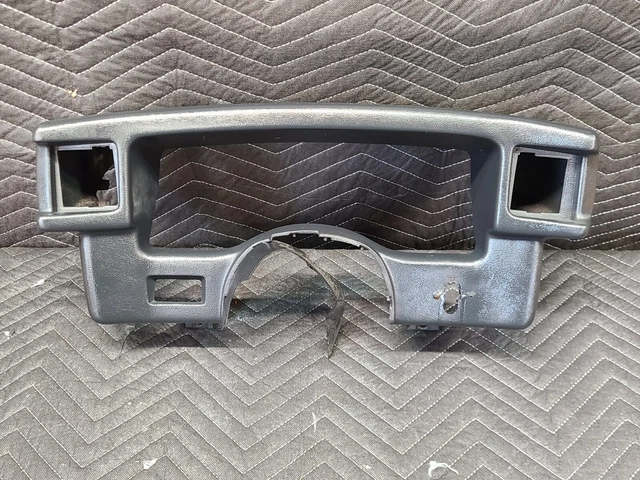 90-93 FORD FOX Body Mustang Dash Gauge Cluster Bezel Trim Surround ...