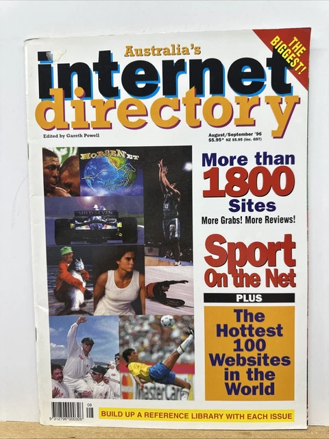 AUSTRALIA'S INTERNET DIRECTORY August / September 1996 Magazine In Good ...