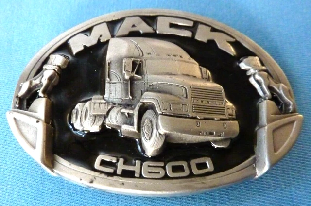 MACK CH600 TRUCK Belt Buckle Kenworth Peterbilt Freightliner Marmon ...