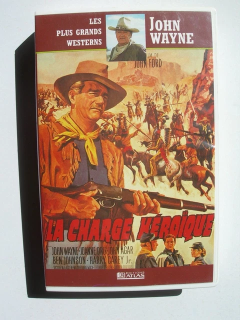 = LA CHARGE HÉROÏQUE - JOHN WAYNE - un film de John FORD 1949 - K7 VHS ...