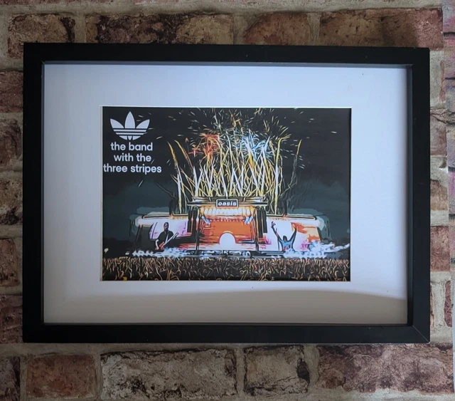 OASIS LIAM GALLAGHER Noel Gallagher 2025 Heaton Park stage Pop Art ...