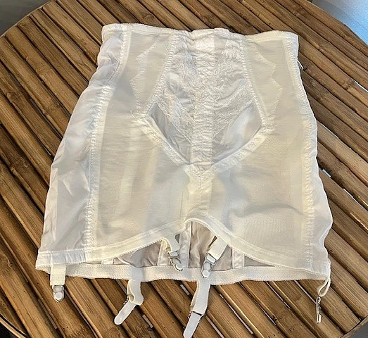 BY RAGO # 1294 HIGH WAIST OPEN BOTTOM GIRDLE CORSET SHAPER w/ BONING 2X ...