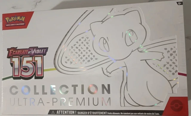 COFFRET COLLECTION ULTRA Premium Mew Pokemon 151 EV03.5 Neuf Scellés Fr ...
