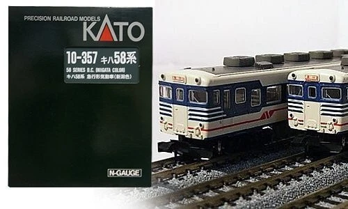 KATO MODELLINO TRENO Ngauge 10-357 Kiha 58 Serie Express Niigata Colore EUR 275,94 - PicClick IT