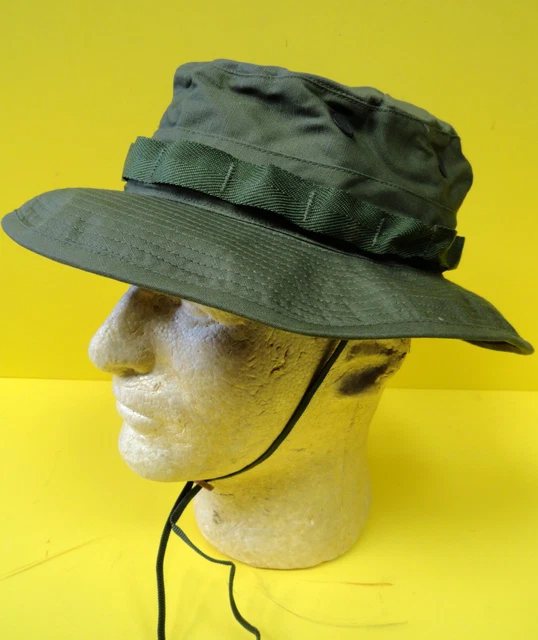 1969 US ARMY Vietnam Boonie Hat W/Insect Net Mint Condition £16.63 ...