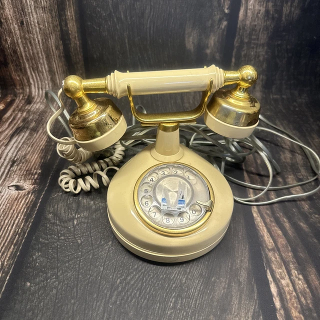 WESTERN ELECTRIC PRINCESS Rotary Dial French Style Desk Phone Blue ...