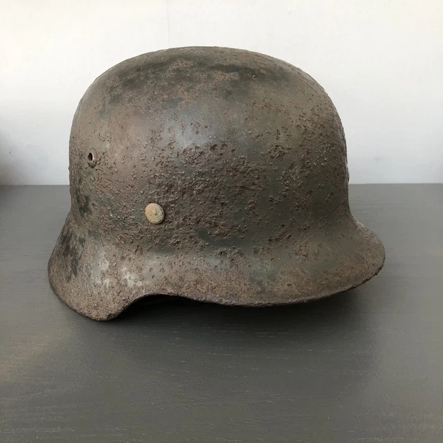 WW2 RELIC GERMAN M35 Heer Helmet SHELL ONLY £180.00 - PicClick UK