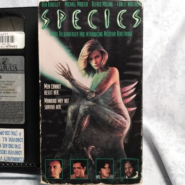 SPECIES 1995 VHS Natasha Henstridge Alfred Molina Sci-Fi Horror £3.28 - PicClick UK
