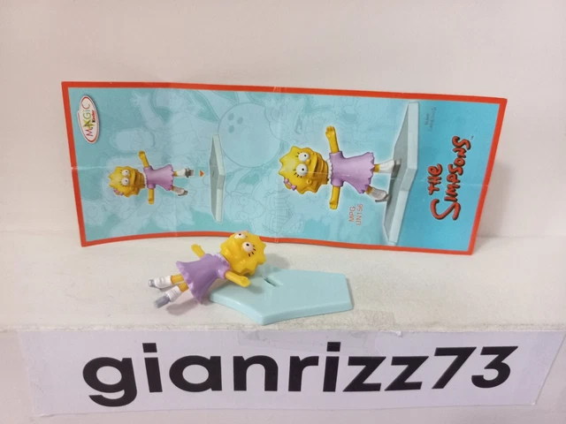 SORPRESINE KINDER The Simpsons 2 ( Lisa UN 156 ) + Cartina Leggere ...