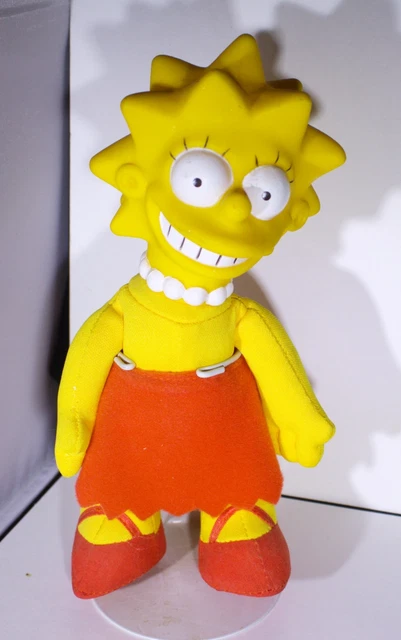 THE SIMPSONS LISA Simpson Burger King 8" Plush Doll Figure 1990 ...