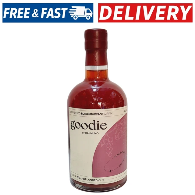 GOODIE FERMENTED BLACKCURRANT Drink, 500ml £23.95 - PicClick UK