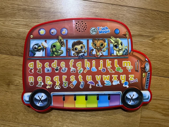 LEAPFROG TOUCH MAGIC Learning Alphabet Bus Interactive Musical Phonics ...
