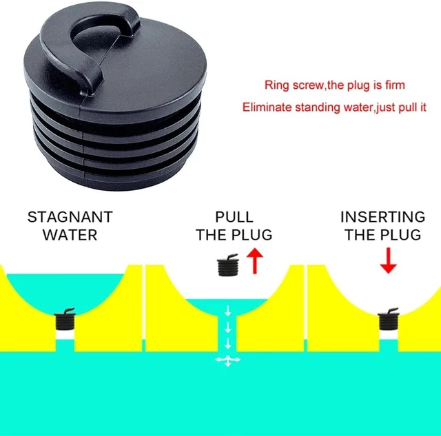 20PCS RUBBER MARINE Scupper Plugs Drain Holes Stopper Bungs for Kayak ...