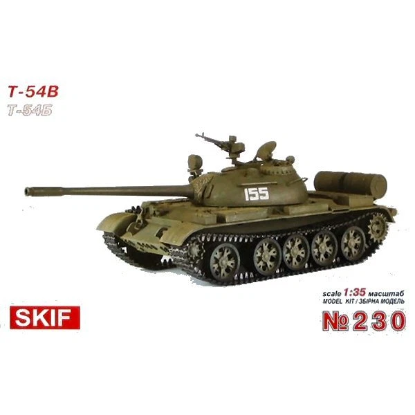SKIF T54-B MBT Soviet Main Battle Tank Maßstab 1:35 Plastik ...