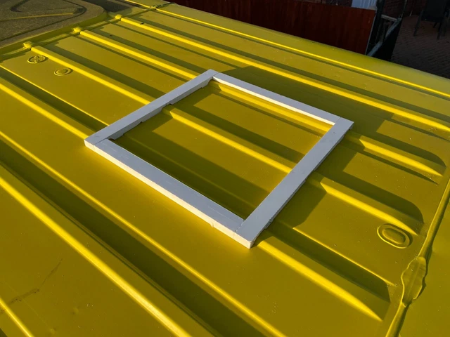 FORD TRANSIT. MK6 MK7 Roof Sky Light Vent mounting frame profile ...