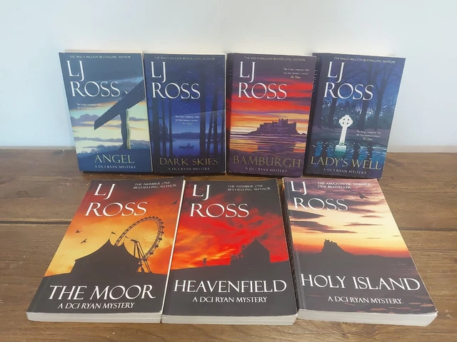 LJ ROSS BOOK Bundle A DCI Ryan Mystery 7x Paperback Books Various $44. ...