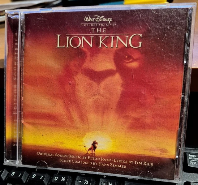 ELTON JOHN, TIM Rice, Hans Zimmer - The Lion King (Soundtrack) CD Walt ...