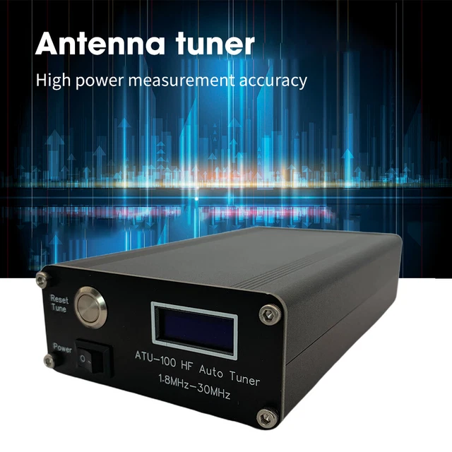 ATU-100 ANTENNA TUNER by N7DDC+0.91 OLED V3.1 Automatic Antenna Tuner ...