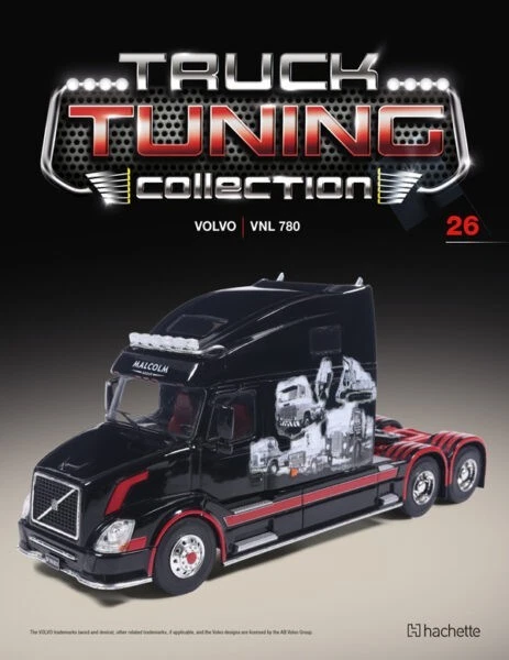 TRUCK TUNING COLLECTION Numero 26 Volvo Vnl 780- 1998 1:43 Con Rivista ...
