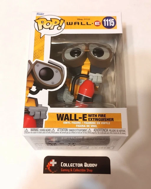 FUNKO POP! DISNEY 1115 Wall-E Wall E with Fire Extinguisher Pop Vinyl ...