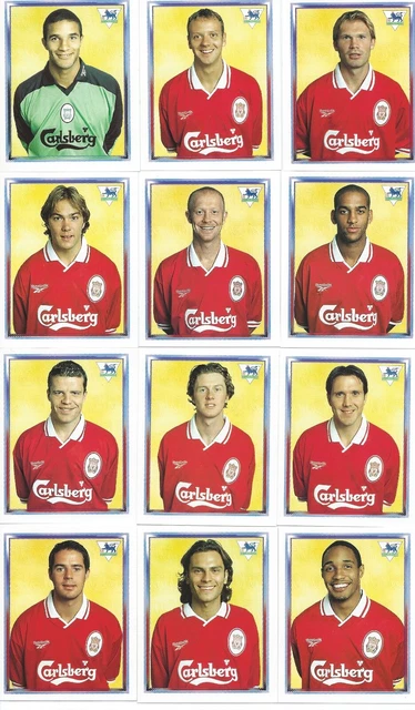 MERLIN PREMIER LEAGUE 97/98 Stickers - Liverpool Team £1.00 - PicClick UK