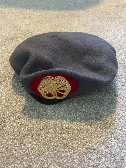 FIRE DEPARTMENT BADGE On Compton Webb Headdress Beret Hat Size 58 £10. ...