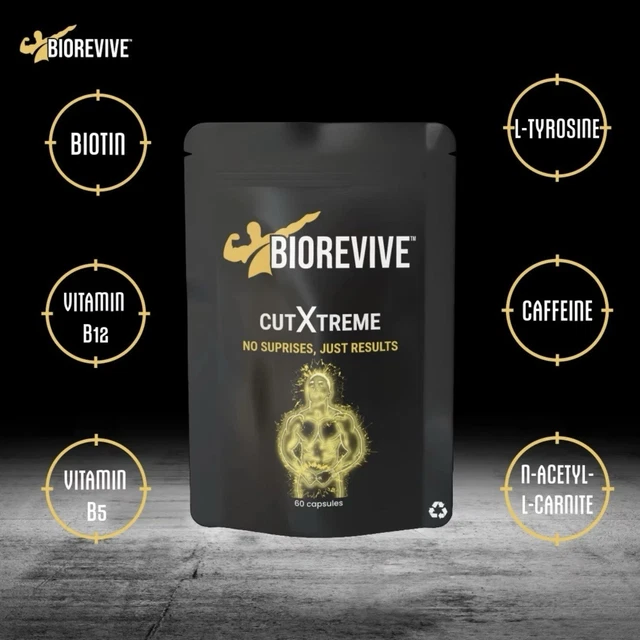 BIOREVIVE - CUTXTREME - 60 servings - NEW AND IMPROVED FORMULA £19.88 ...