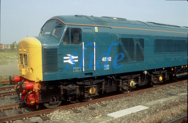BRITISH RAIL PEAK Diesel Locomotive 45112 York 2005 Original Slide ...