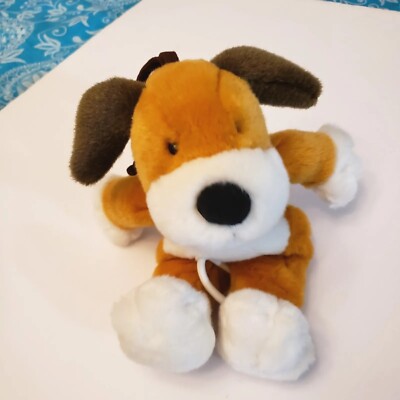 PRESTIGE KIPPER THE Dog Plush Baby Lullaby Musical Pull Toy 1998 theme ...