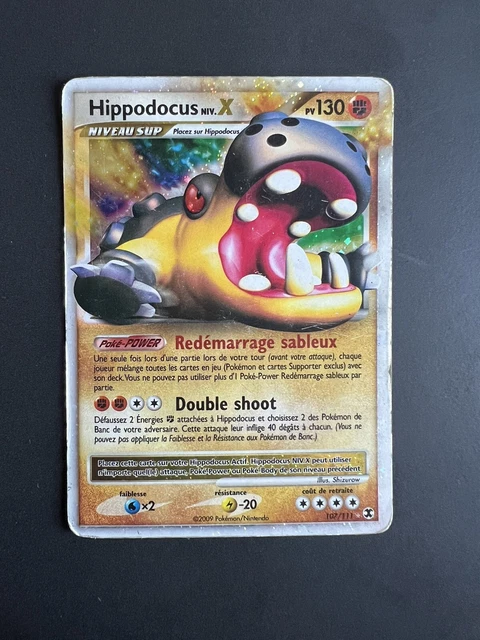 CARTE POKÉMON HIPPODOCUS NIV. X 107/111 Rivaux Émergeants VF FR EUR 3 ...