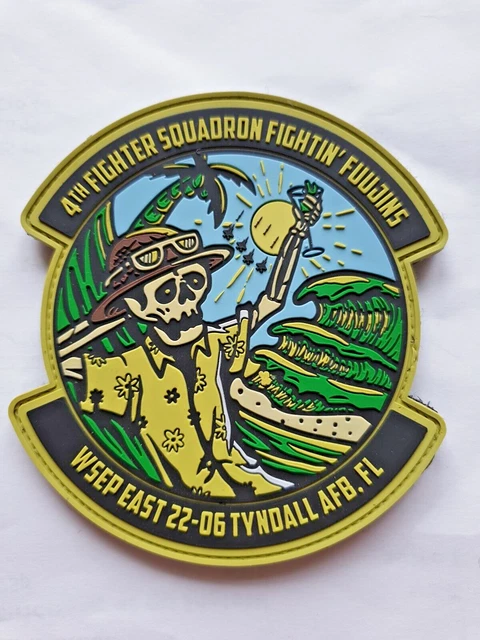 US AIR FORCE 4th Fighter Squadron WSEP Deployment Patch USAF EUR 14,58 ...