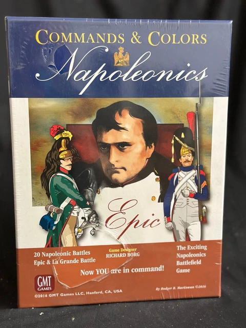 GMT, COMMANDS & Colors: Napoleonics Expansion 6: EPIC Napoleonics, Box ...