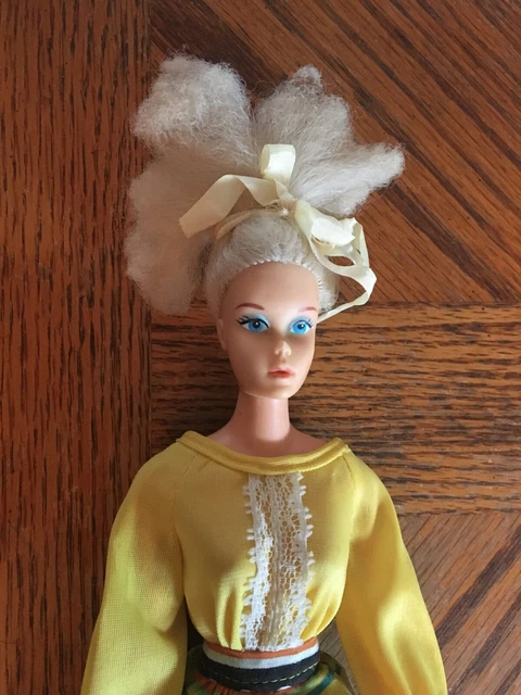 BARBIE MIDGE 1963-67 Mattel Straight Leg Barbie Co Summer Color Dress ...