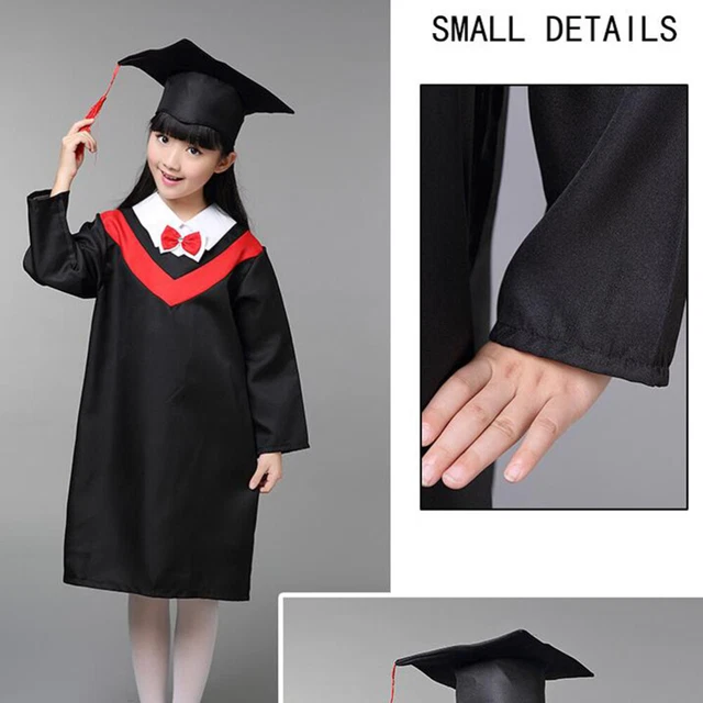 GIRL GRADUATION GOWN Graduation School Uniforms Graduation Robes £11.39 ...