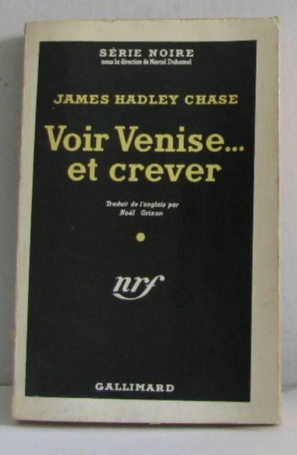 VOIR VENISE... ET crever | James Hadley Chase | Etat correct EUR 11,00 ...