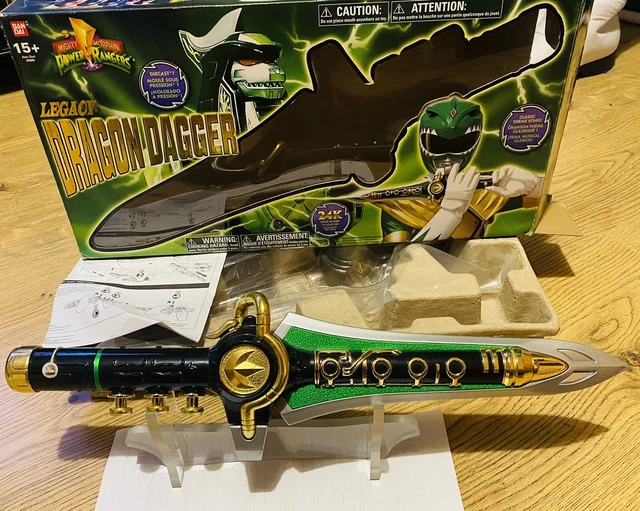 POWER RANGERS LEGACY Dragon Dagger - Mighty Morphin Zyuranger - Bandai ...