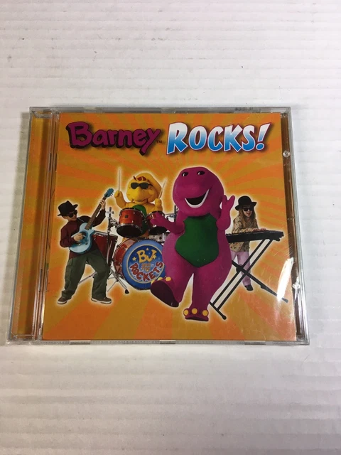 BARNEY ROCKS! BY Barney (Children) CD Hit Entertainment SEALED Lyrick ...