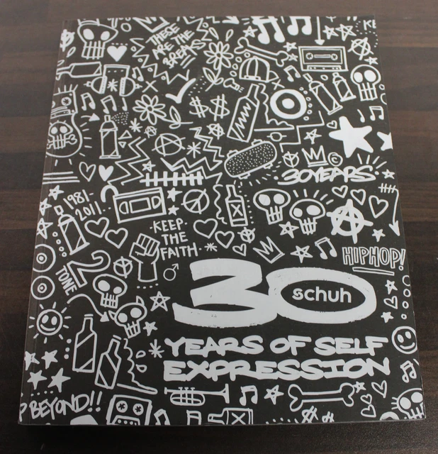 SCHUH 30 YEARS of Self Expression Limited Edition Book Doodle Design £9 ...