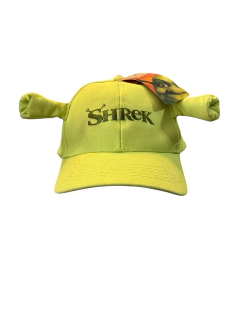 RARE VINTAGE 2004 Dreamworks Shrek 2 Boys Ogre Hat Cap Adjustable Green ...