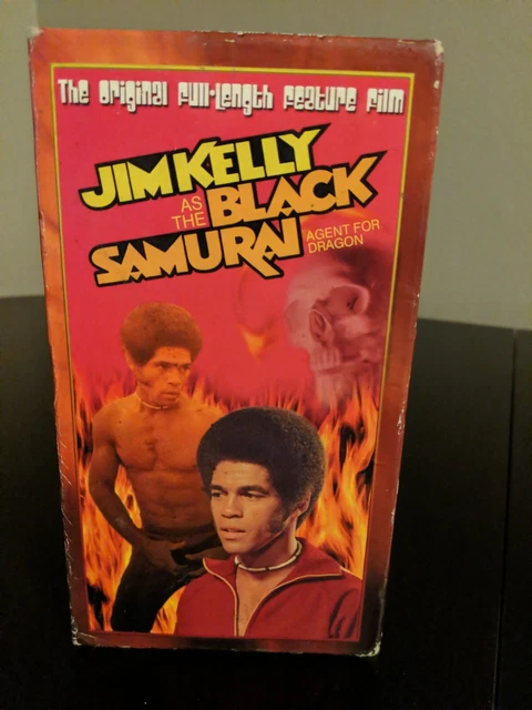 BLACK SAMURAI VHS Jim Kelly Bill Roy Marilyn Joy 1977 Kung Fu *BUY 2 ...