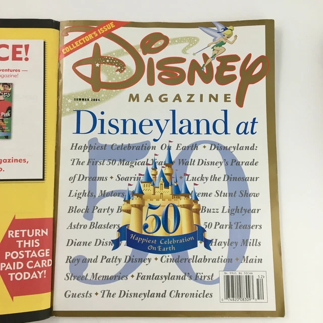 DISNEY MAGAZINE SUMMER 2005 The Disneyland Chronicles & BeetleMania, No ...