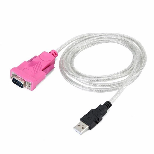 USB 2.0 TO Serial RS232 DB9 MALE 9Pin Adapter Converter Cable 340 ...