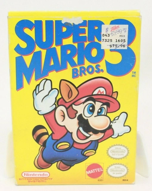 SUPER MARIO BROS. 3 (Nintendo Entertainment System NES) Complete In Box ...