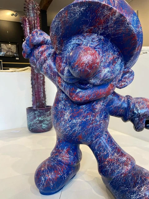 SUPER MARIO POP street art sculpture graffiti olympic games France ...
