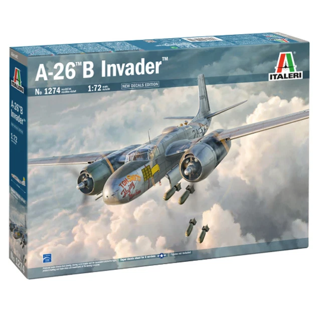 ITALERI 1274 A-26 A/B Invader 1:72 Model Kit £32.95 - PicClick UK