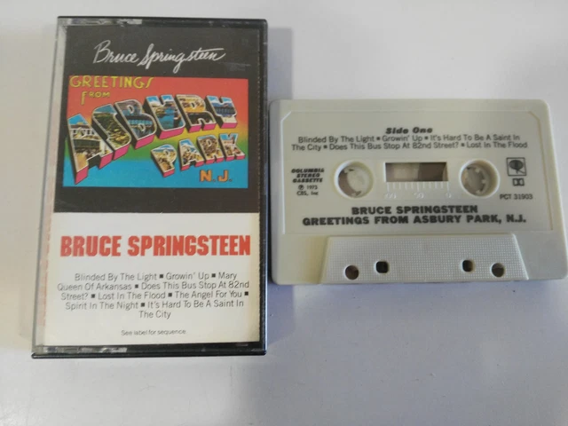 BRUCE SPRINGSTEEN GREETINGS From Asbury Park Ny 1973 CBS Cassette Tape ...