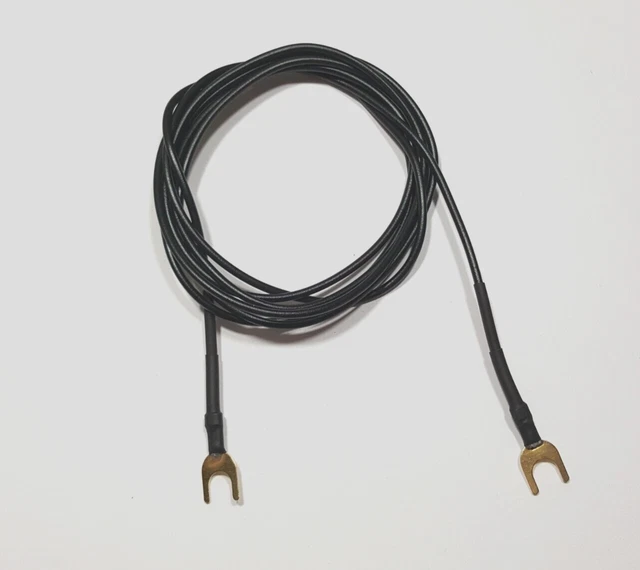 CABLE OF MASS Throne Record Player Hi-Fi Universale 150 CM Dual Fork U ...